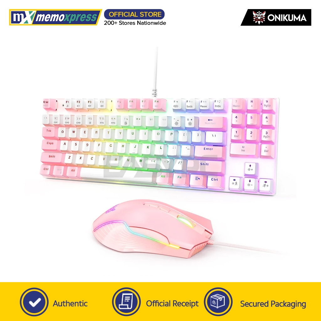 Onikuma G26+Cw905 Mech Combo Keyboard and Mouse | Shopee Philippines