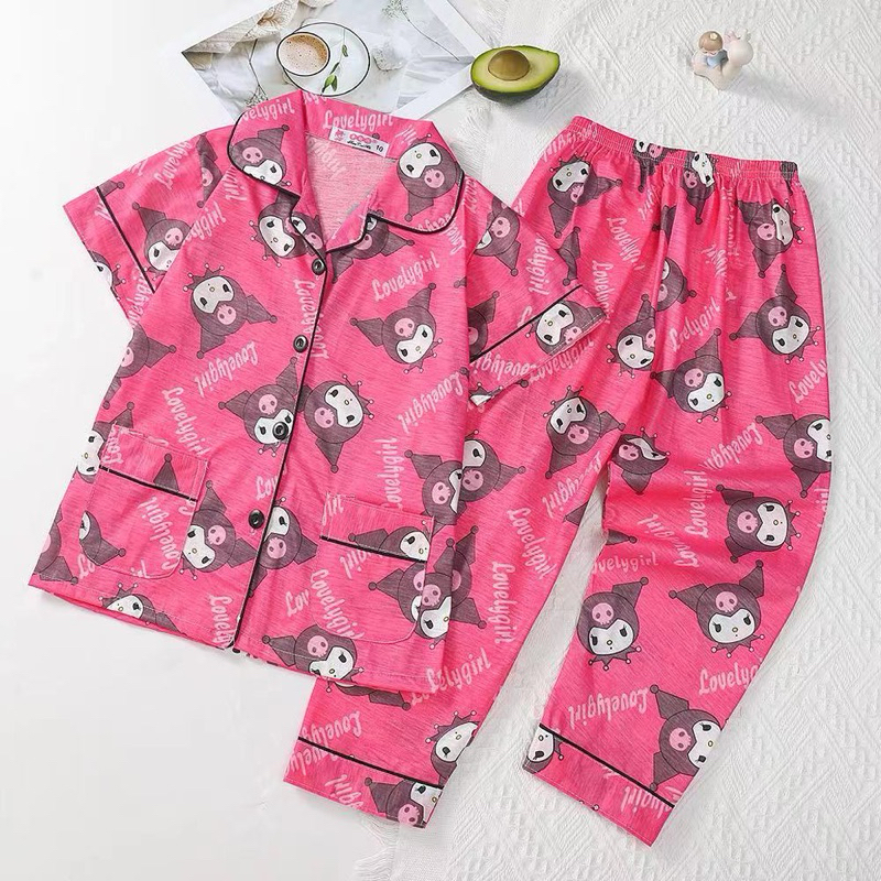 Kids Cotton Cartoon Pajama Set | Unisex Sleepwear for Girls and Boys ...