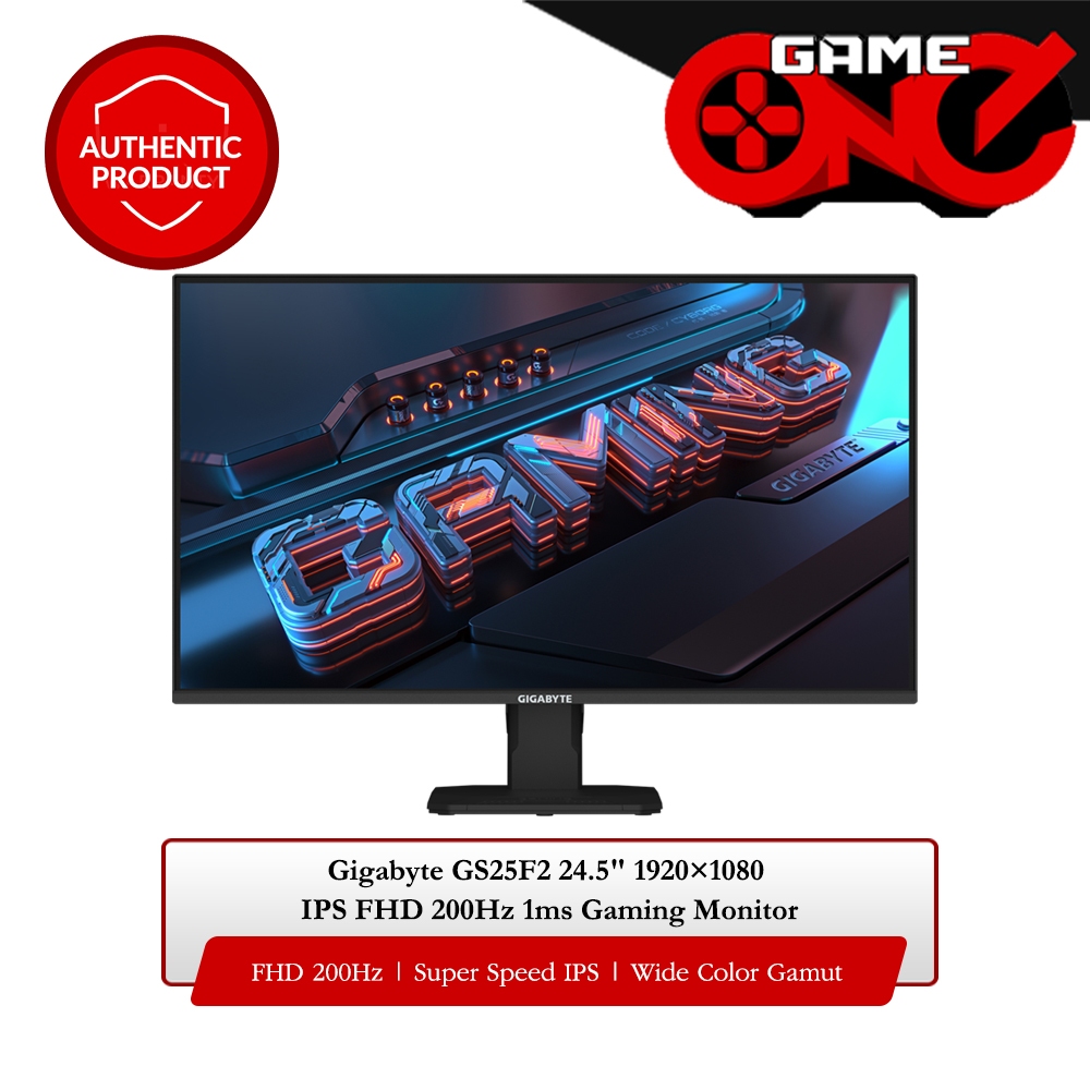 Gigabyte GS25F2 24.5″ IPS FHD 200Hz 1ms Gaming Monitor | Shopee Philippines