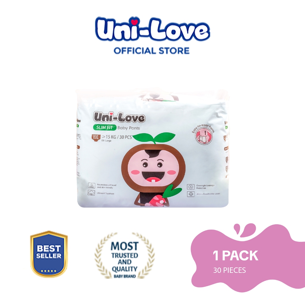 UniLove Slim Fit Baby Pants 30's (XX-Large) x1 | Shopee Philippines