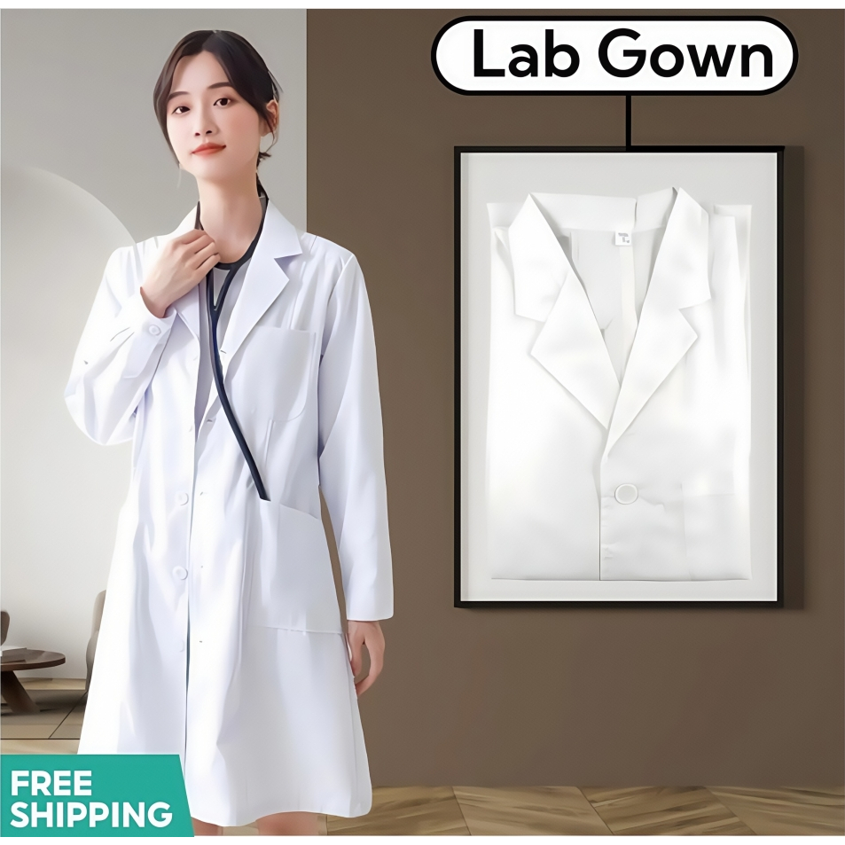 Lab Gown Lab Coat Laboratory Gown For Students Men Women Lab Gown For ...