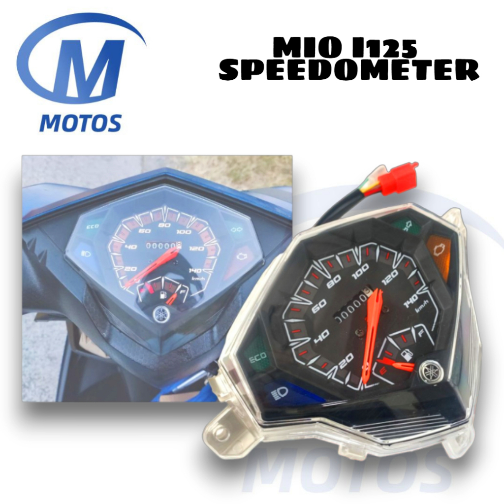 MOTOSPH MOTORCYCLE YAMAHA MIO I125 SPEEDOMETER GAUGE ASSEMBLY | Shopee ...