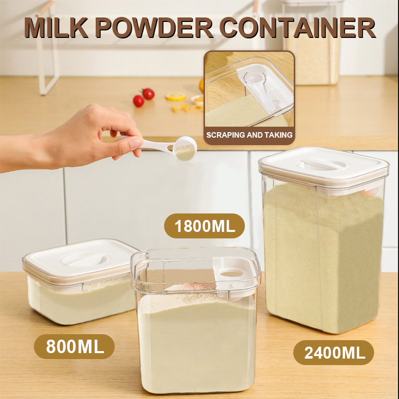 Sealed Milk Powder Container Food Storage Container Vacuum Moisture ...