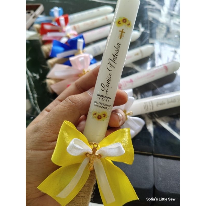 Personalized Candle for Principal Sponsors Debut 18th Birthday Wedding ...