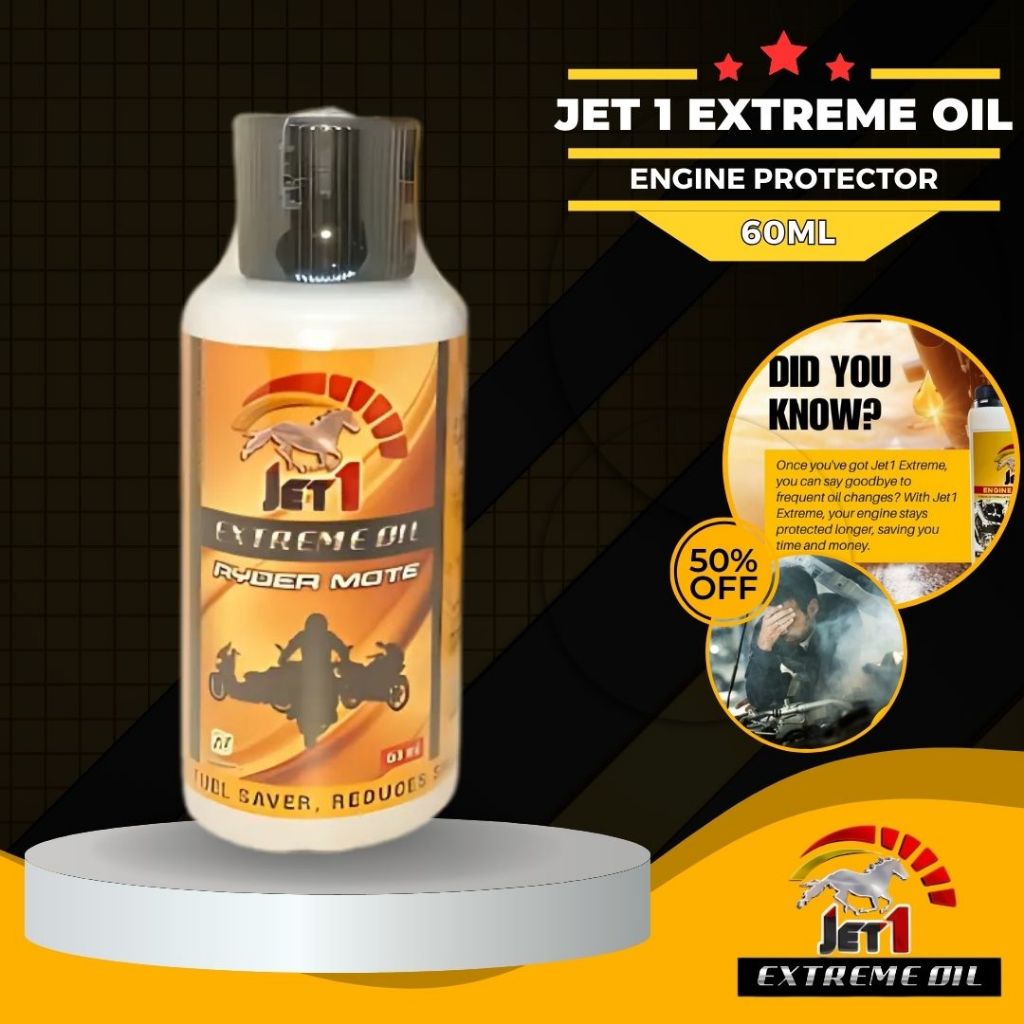 Jet 1 Extreme Oil Engine Protector for Gas & Diesel Engine Anti ...