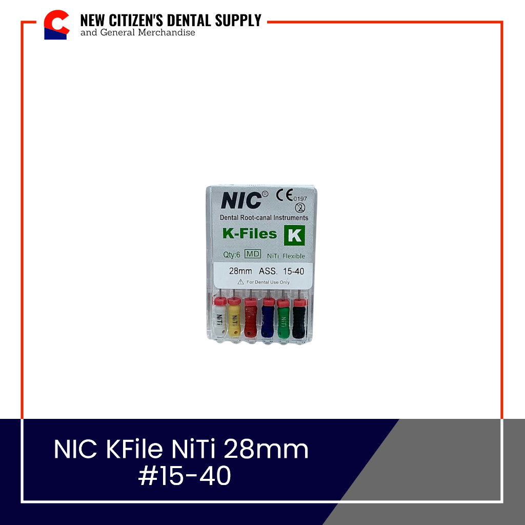 NIC K-File NiTi Flexible 28mm | Shopee Philippines