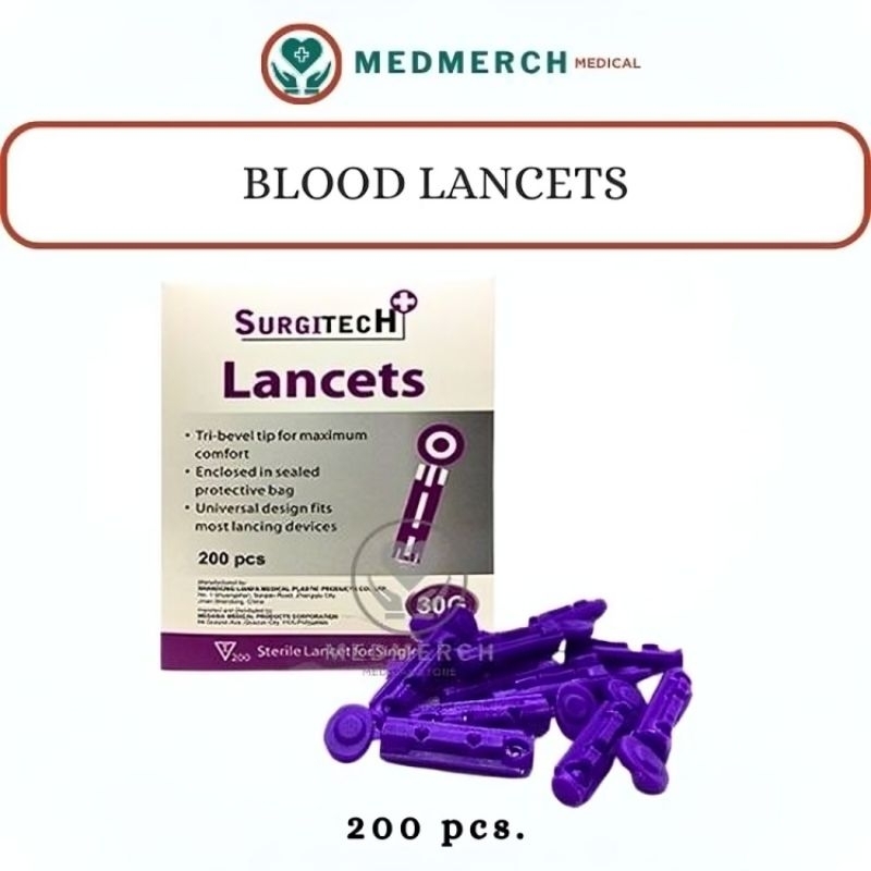 Blood Lancets Sterile For Single use only | Shopee Philippines