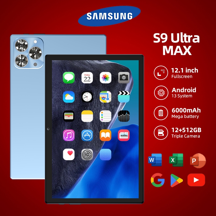 Sansung Tablet S9 Ultra Android Tablet 12GB+512GB 12.1-inch Online ...