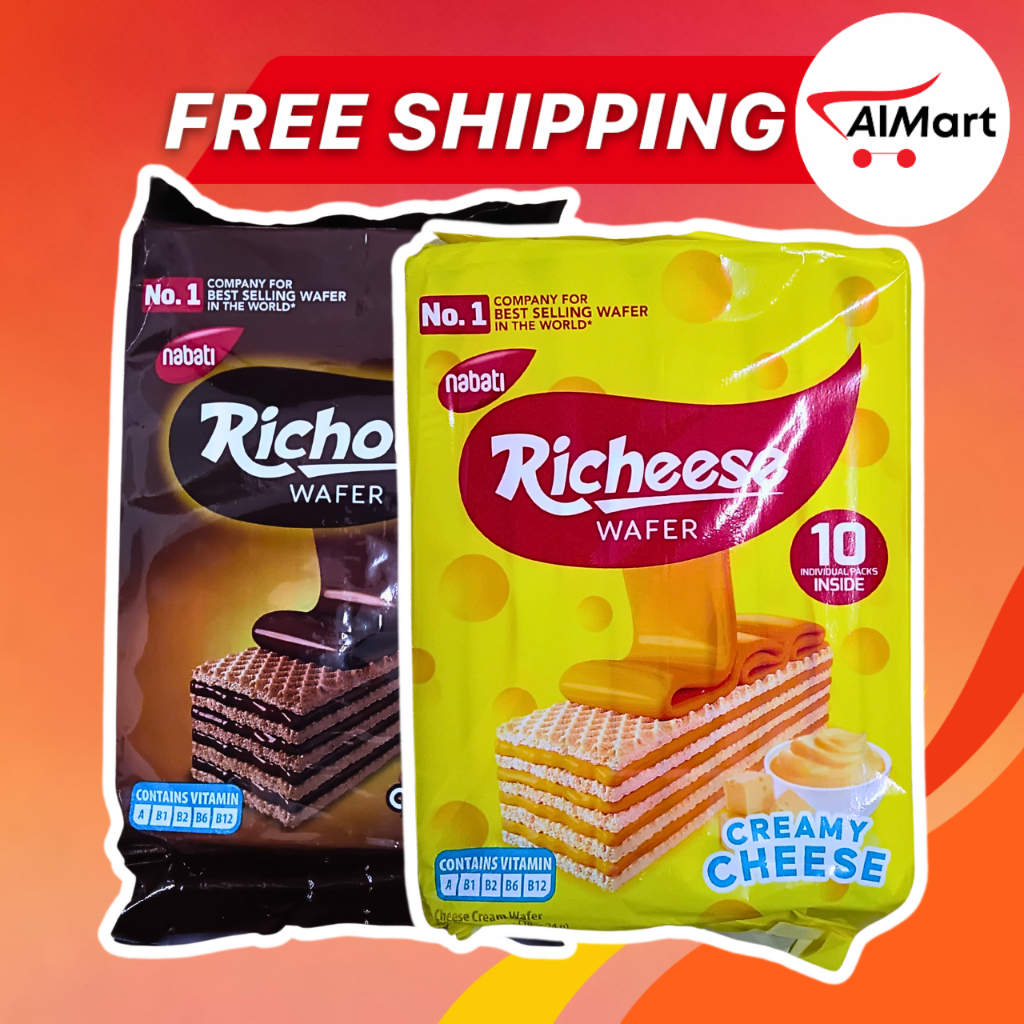 NABATI WAFER (RICHEESE, RICHOCO) (2 x 200 GRAMS EACH) | Shopee Philippines