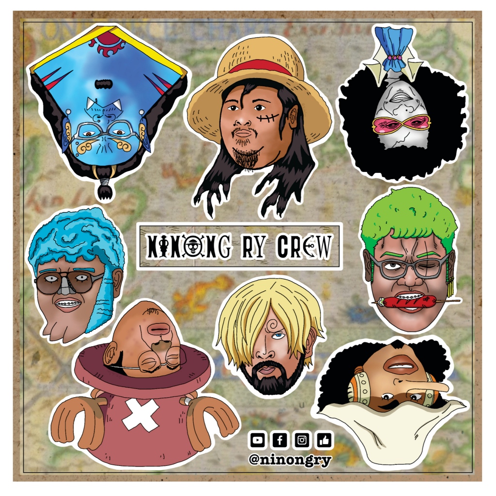 NINONG RY MERCH: WATERPROOF STICKER 1 - NINONG RY CREW | Shopee Philippines