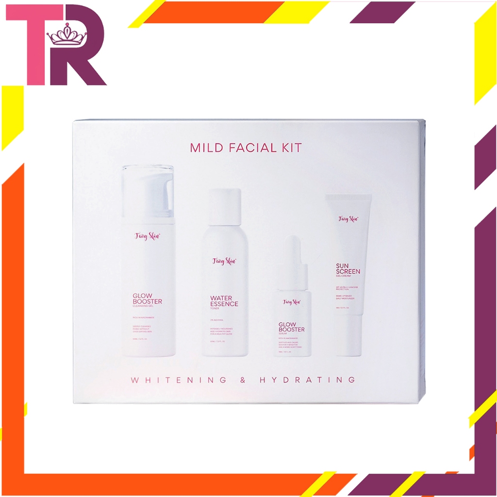 Fairy Skin Mild Facial Kit Whitening and Hydrating Sun Protection ...