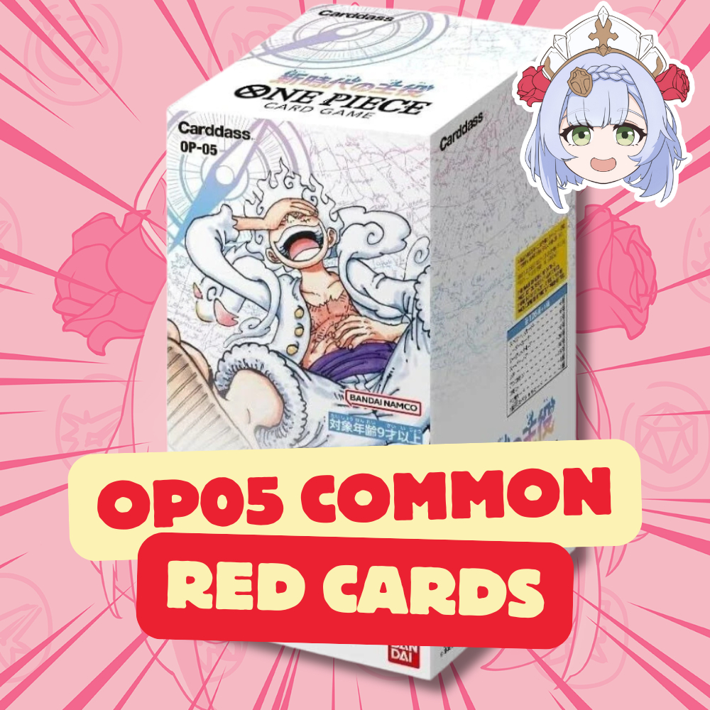 OP-05 Red Common Cards One Piece Card Game OP05 Awakening of the New Era | Shopee Philippines