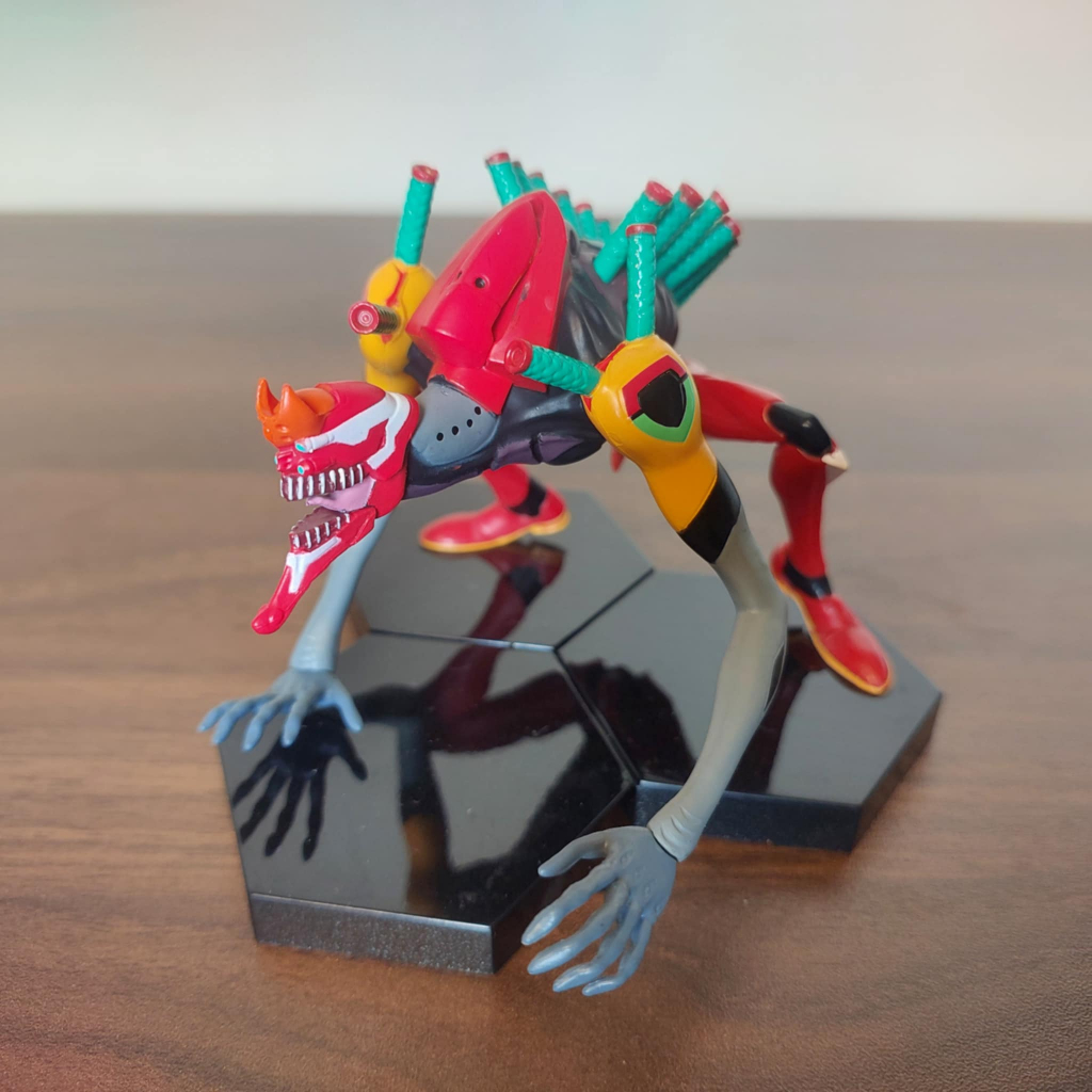 Eva Unit 02 - Beast Mode - Evangelion Figure 2013 - Sega - Mecha Statue ...