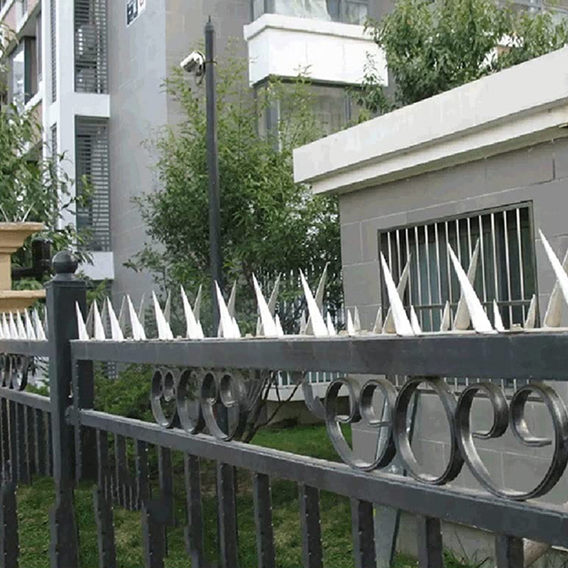 Stainless wall spike fence steel anti climb Villa Yard fence Security ...