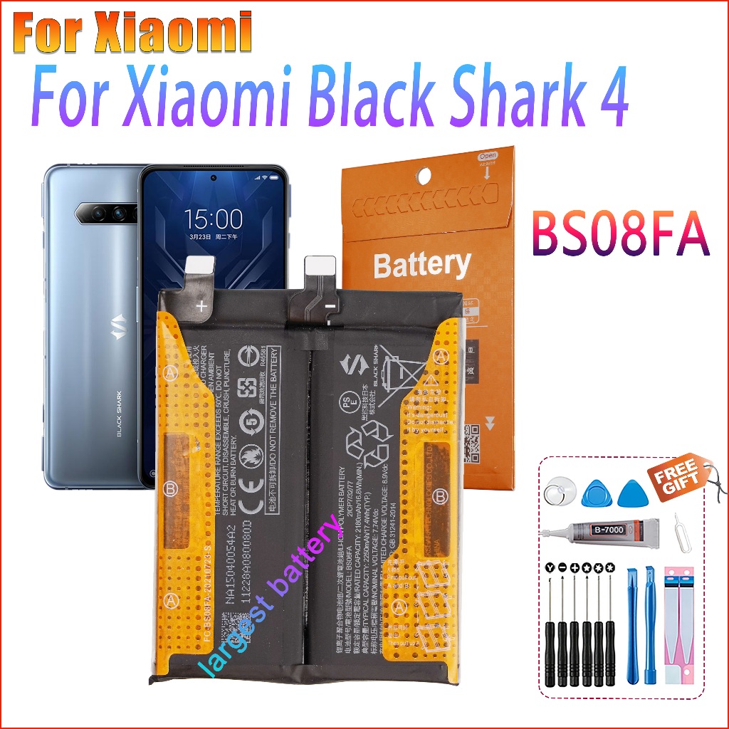 Replacement Phone Battery BS08FA For Xiaomi Black Shark 4 mobile phone ...