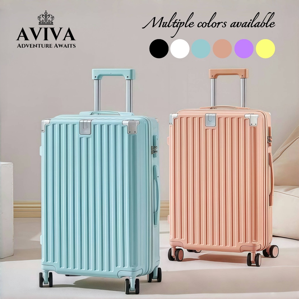 AVIVA Luggage 20/24/28inch USB Charging Cup Holder Waterproof ...