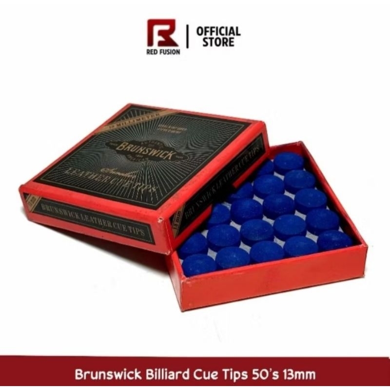 Brunswick Billiard Cue Tips 50's 13mm (50pcs) | Shopee Philippines