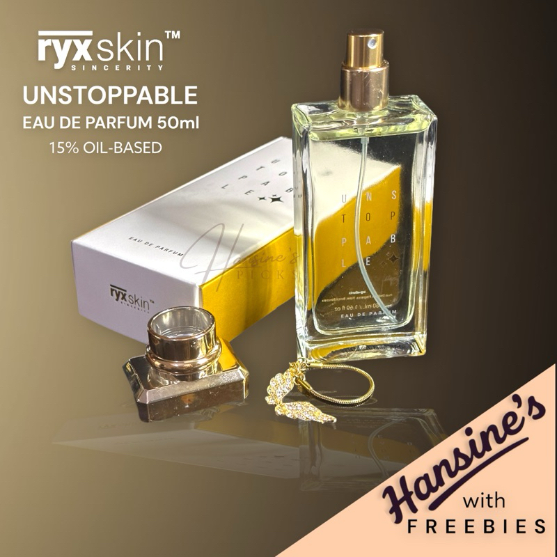 RyxSkin UNSTOPPABLE Eau de Parfum 50ml – Long-Lasting 15% Oil-Based ...