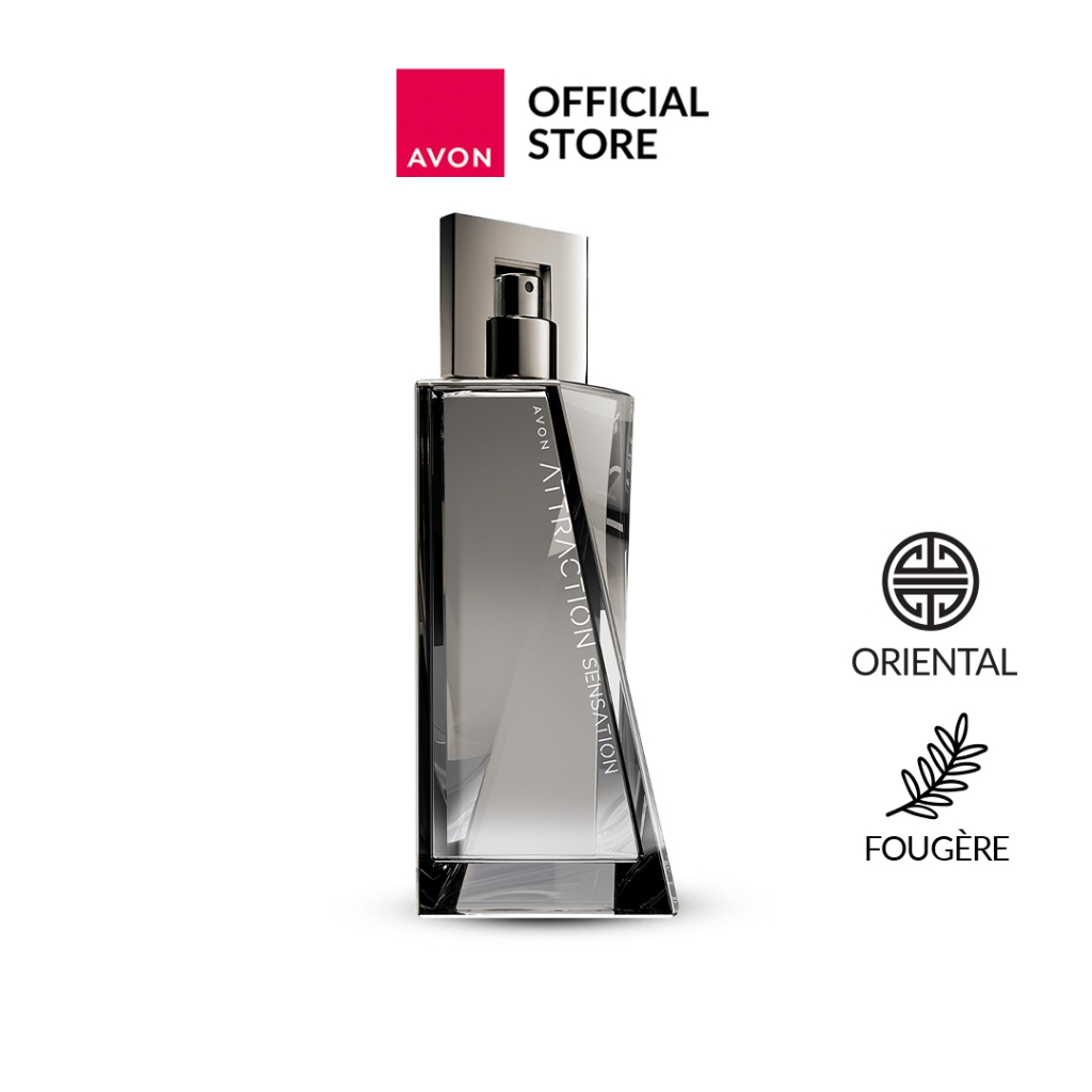 Avon Attraction Sensation For Him Eau De Toilette 75ML | Shopee Philippines