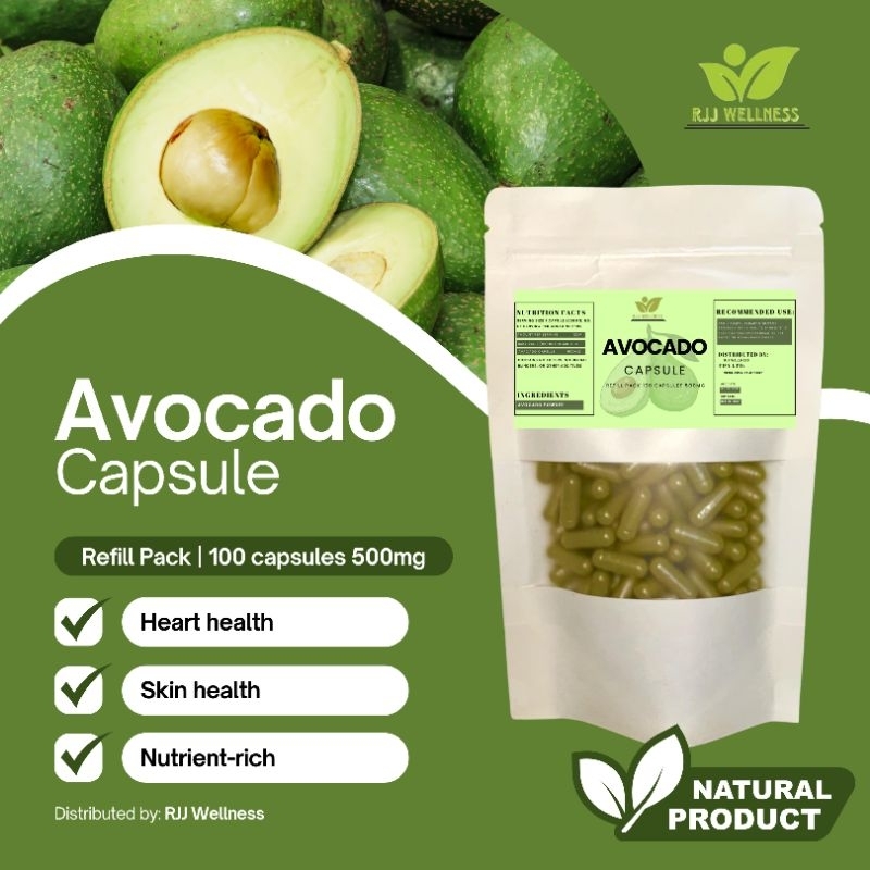 Avocado Capsule~Refill Pack(100 Capsules) | Shopee Philippines