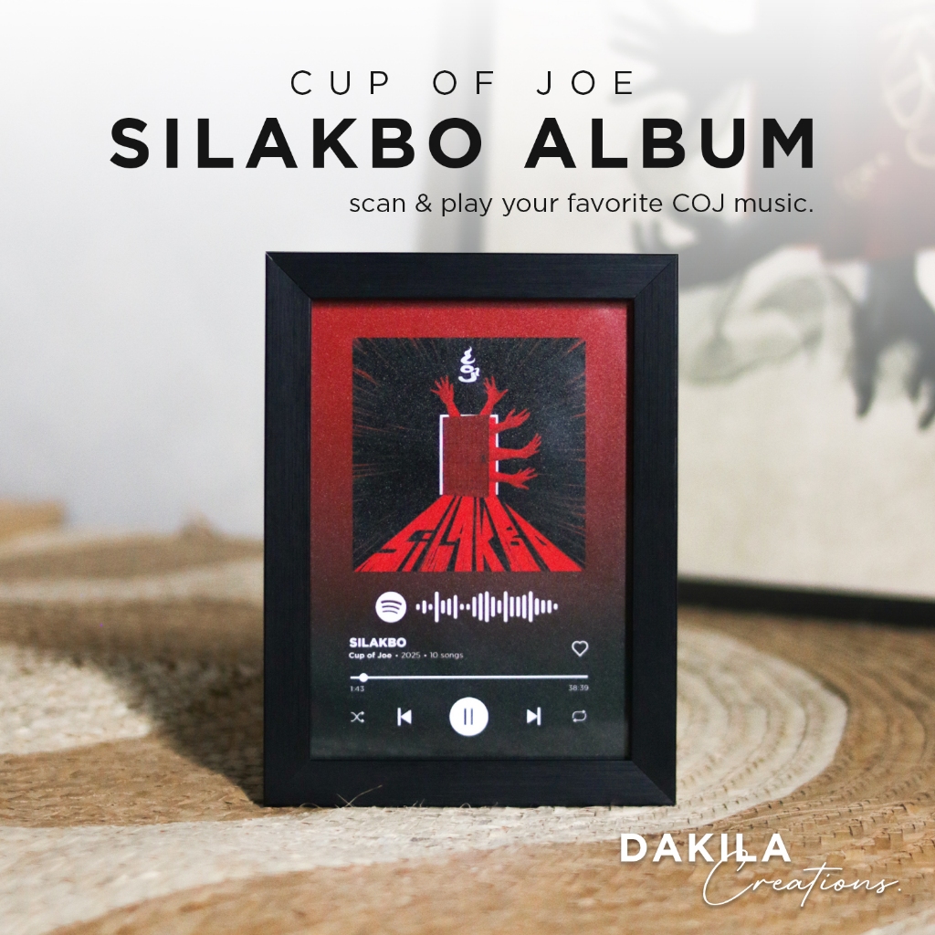 CUP OF JOE - SILAKBO ALBUM (SPOTIFY FRAME) | Shopee Philippines