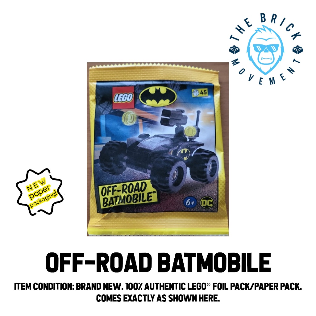 DC Off-Road Batmobile Foil / Paper Pack | Shopee Philippines