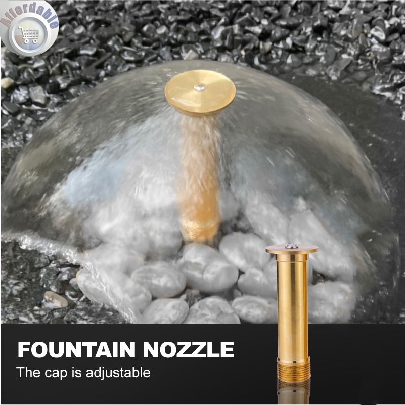 universal Brass Bell Shaped Mushroom Hemispherical Fountain Nozzle ...