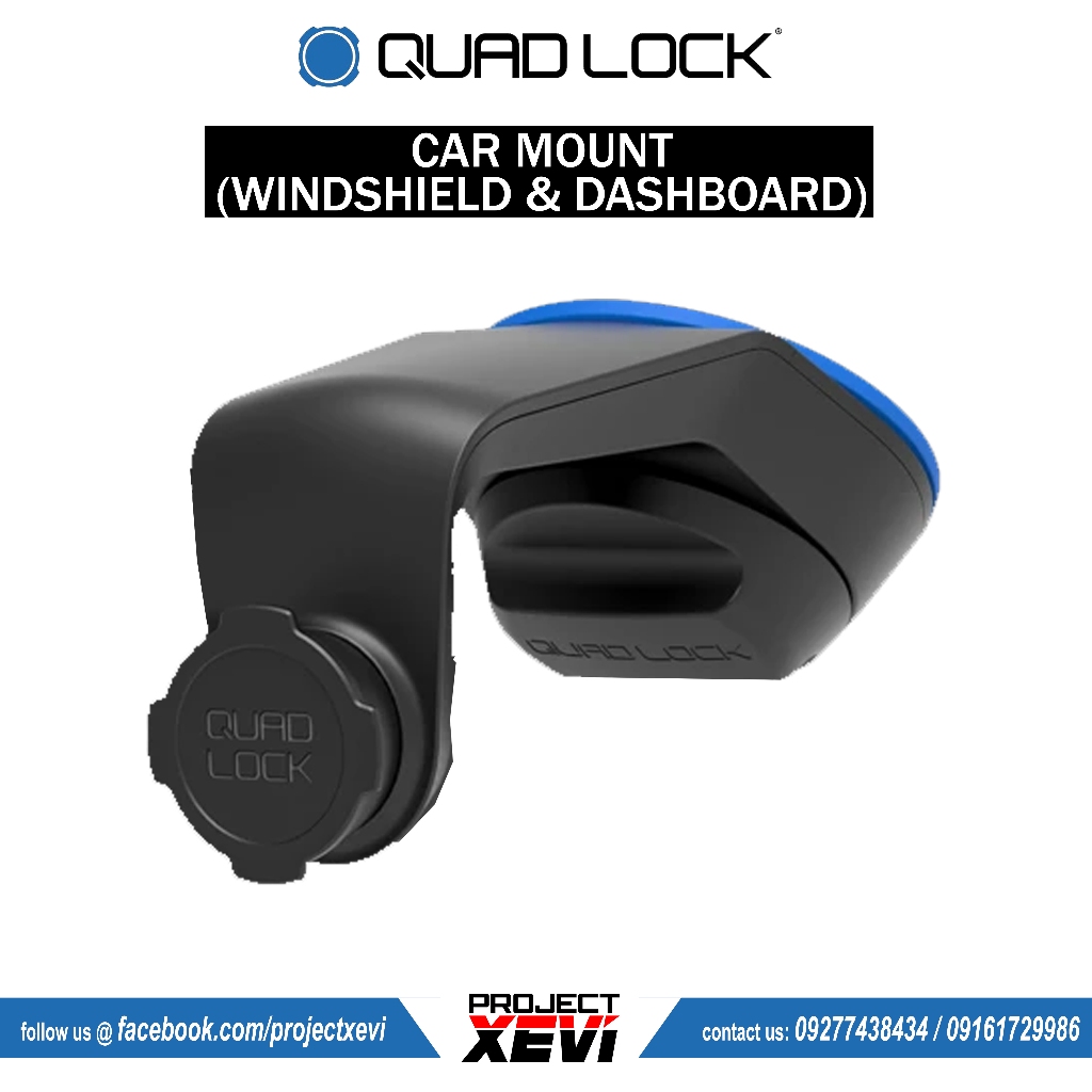 QUAD LOCK CAR MOUNT V5 (Windshield or Dashboard) | Shopee Philippines