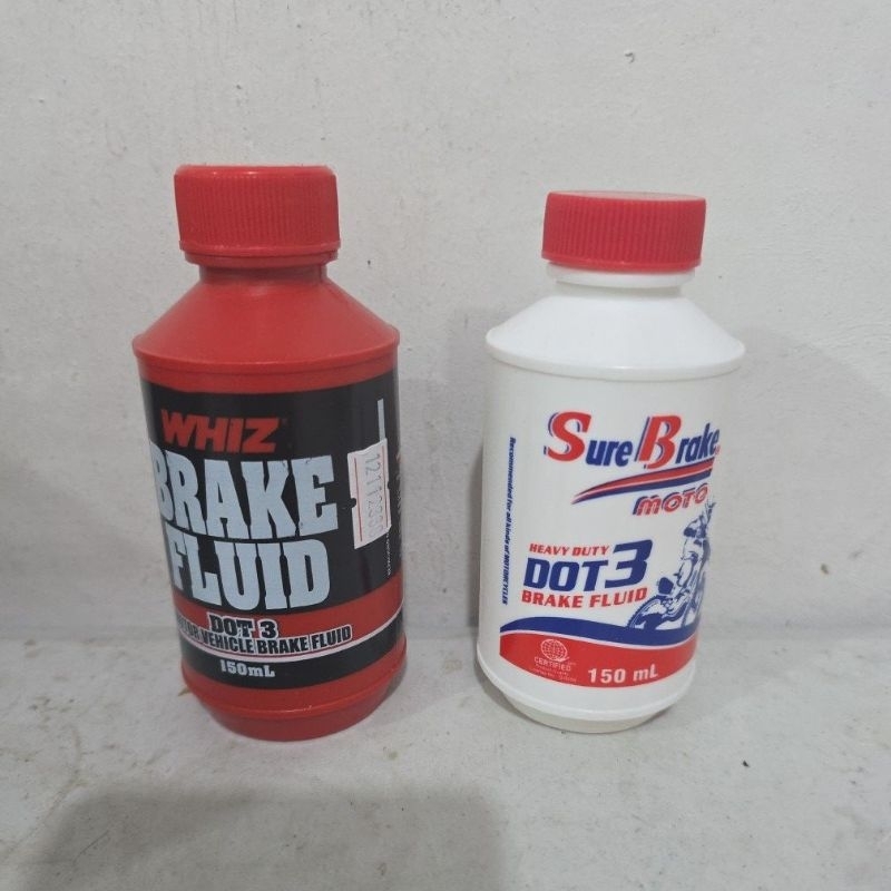 SURE BRAKE MOTO150ml DOT3 HEAVY DUTY BRAKE FLUID UNIVERSAL | Shopee ...