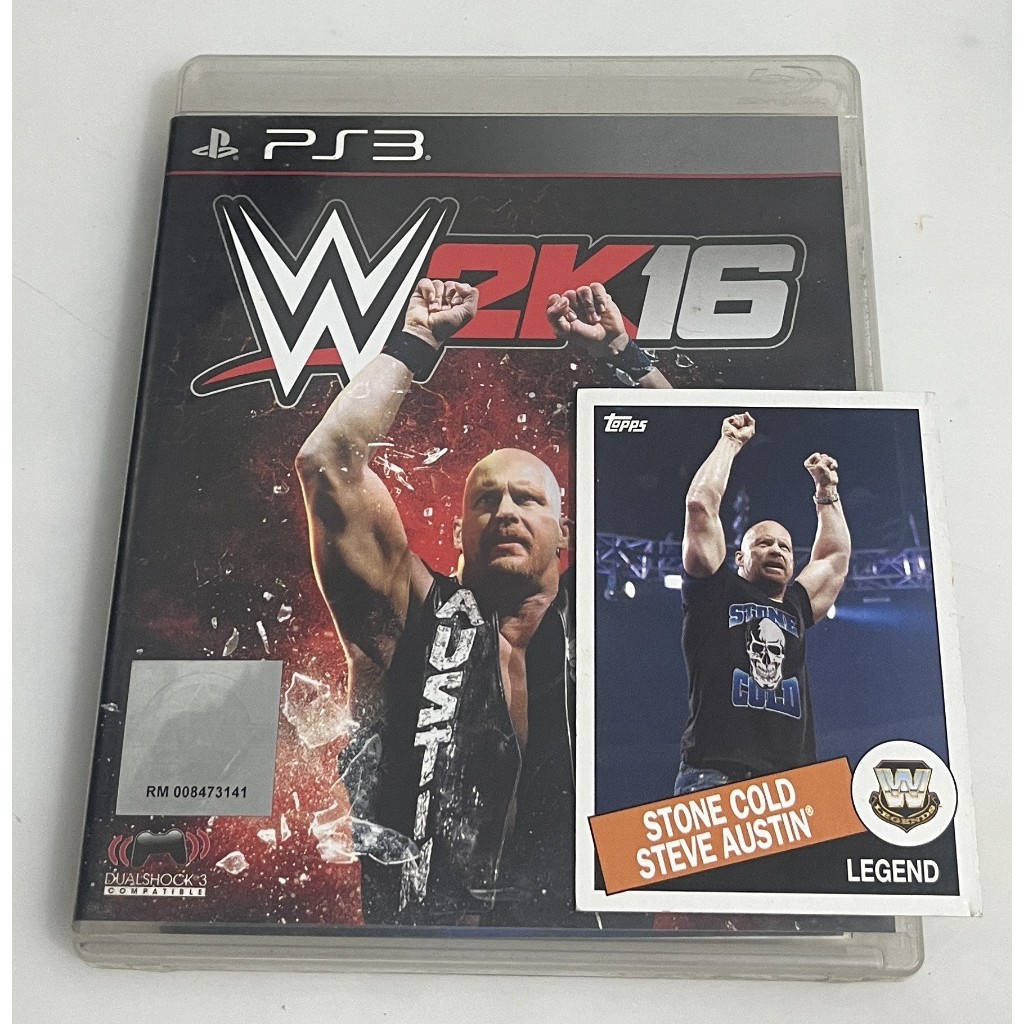 WWE 2K16 ps3 RARE game R3 (Asia) / R2 (Europe) | Shopee Philippines
