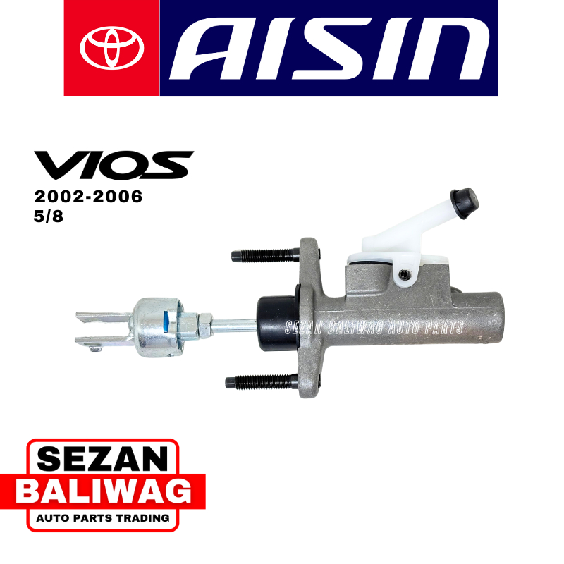 AISIN CLUTCH MASTER CYLINDER ASSEMBLY 5/8 TOYOTA VIOS 1.3 1.5 2002-2006 ...