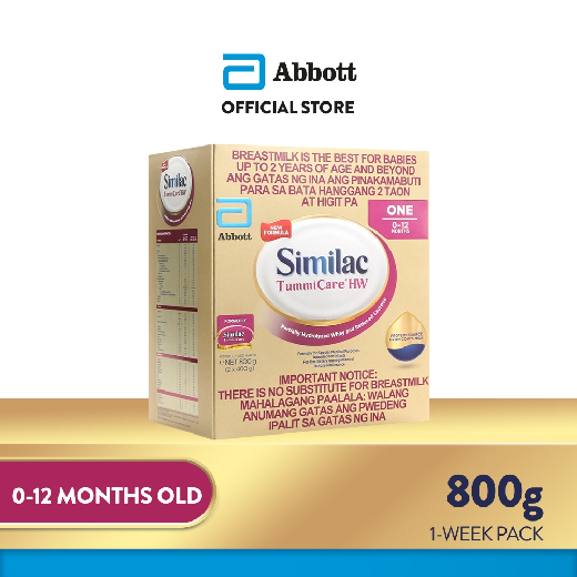 Similac TummiCare HW One 800g Infant Formula for 0-12 Months Old Milk ...