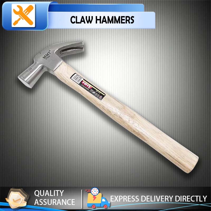 MMT wooden handled hammer 27mm Wooden Claw Hammer Claw Hammer | Shopee ...