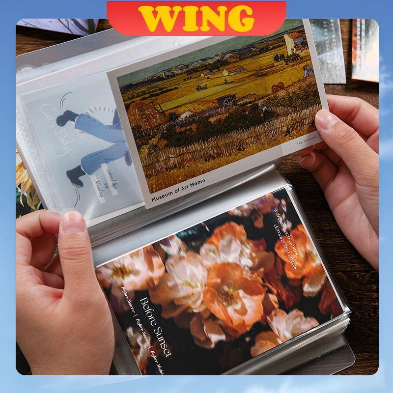 A6 Frosted Photo Album 40 Pockets Card Sticker Invoice Storage Book ...