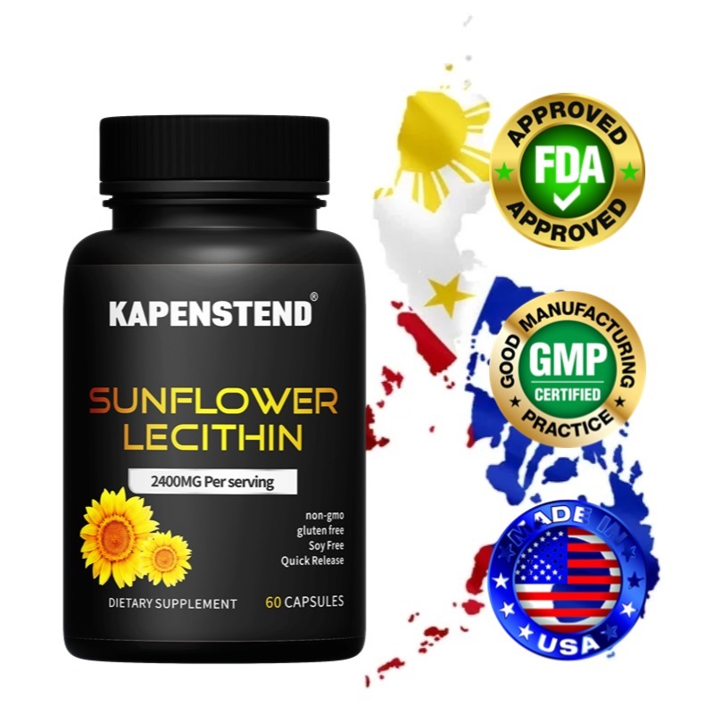 Sunflower Lecithin capsules, Used to clear blocked breast ducts, 60 ...