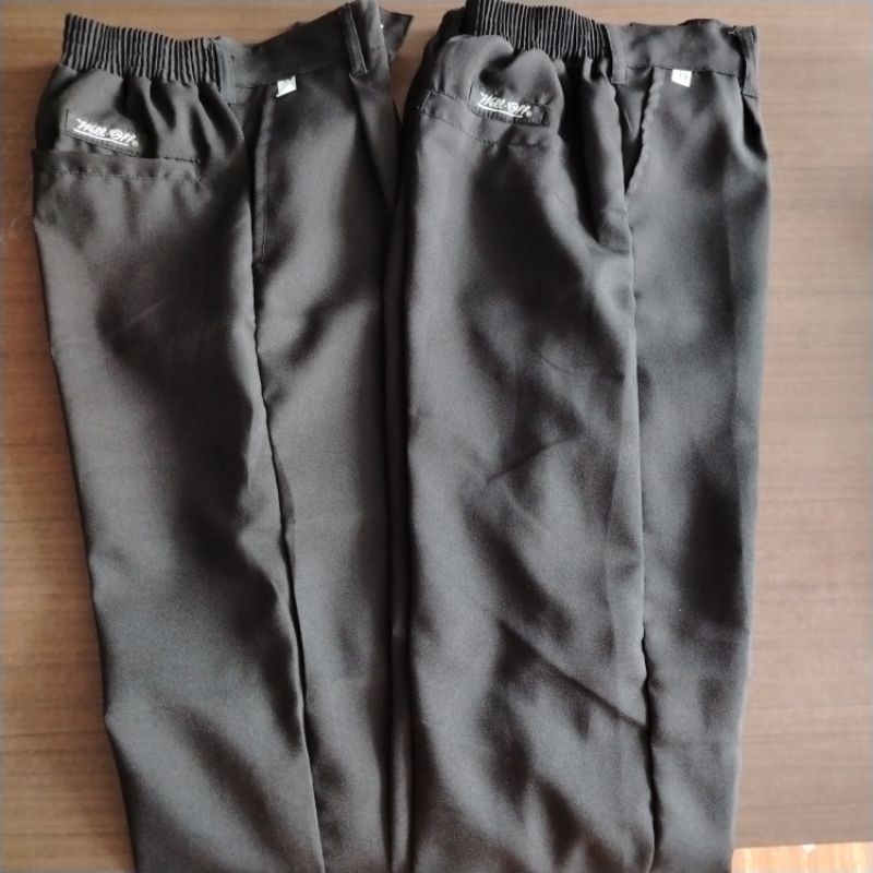 WELL OFF SLACK PANTS BLACK SCHOOL UNIFORM KATRINA FABRIC FOR KIDS TO ...