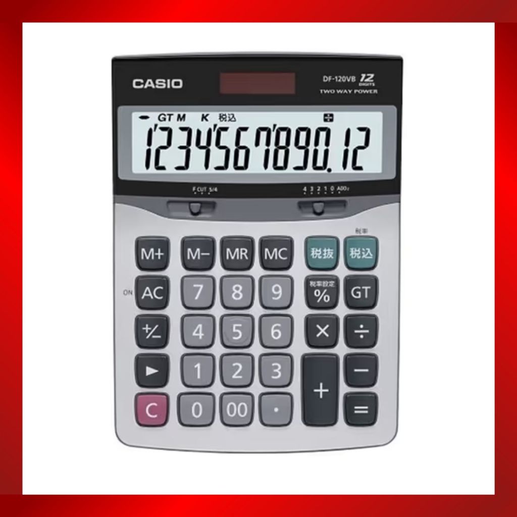 CASIO 12-digit Desk-Size Calculator DF-120VB-N【Direct from Japan ...
