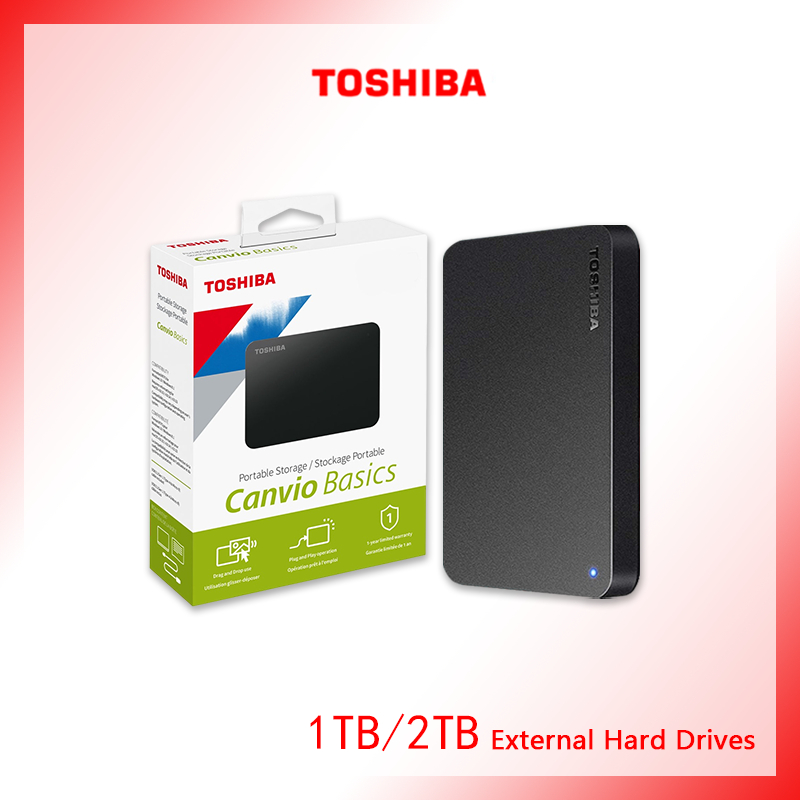 Toshiba External Hard Drives (new) 1TB 2TB External HDD USB 3.0 For Mac ...