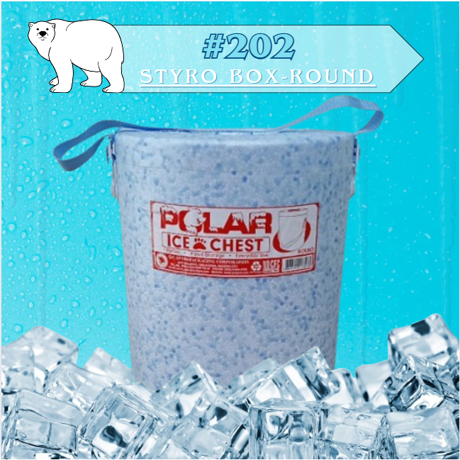 (ROUND) STYRO BOX / PICNIC BOX ICE CHEST / ICE BOX / COOLER / Styrofoam ...
