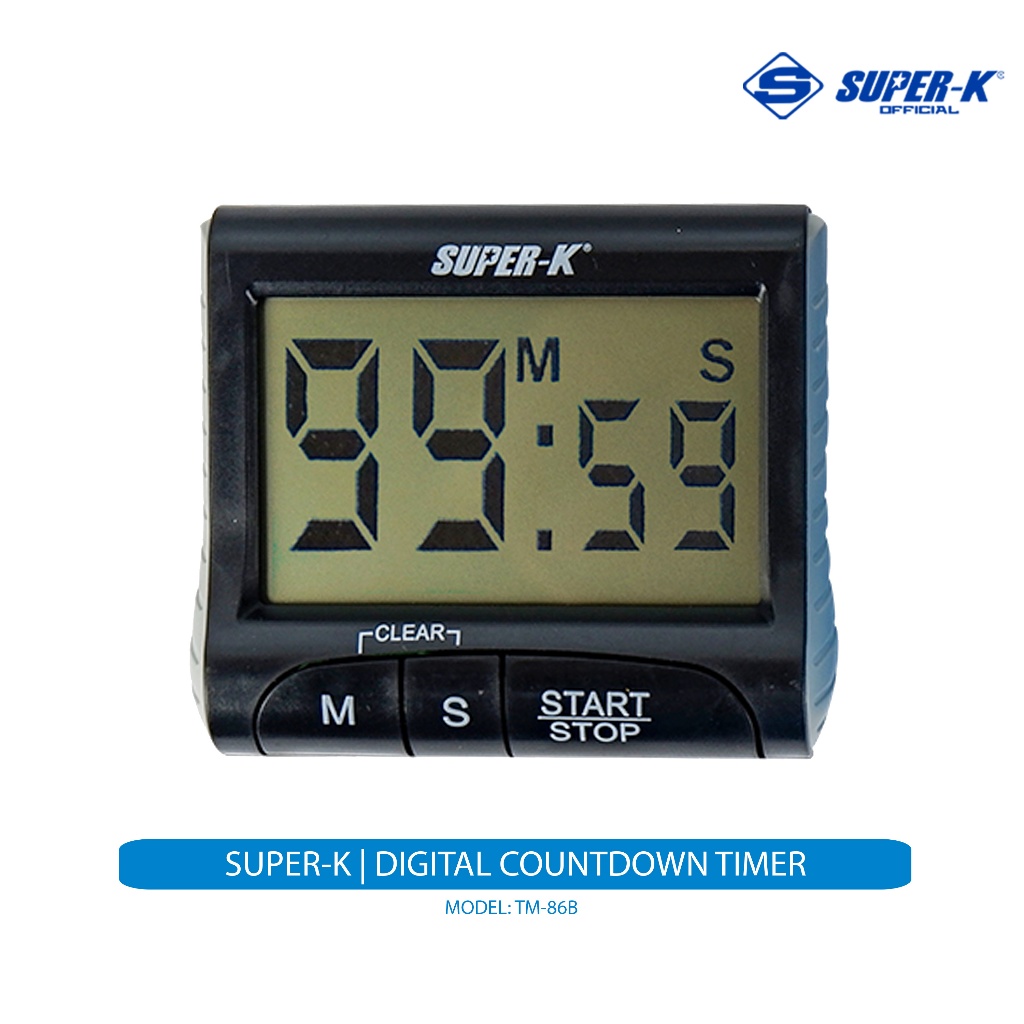 Super-K Digital Countdown Timer (TM-86B) | Shopee Philippines
