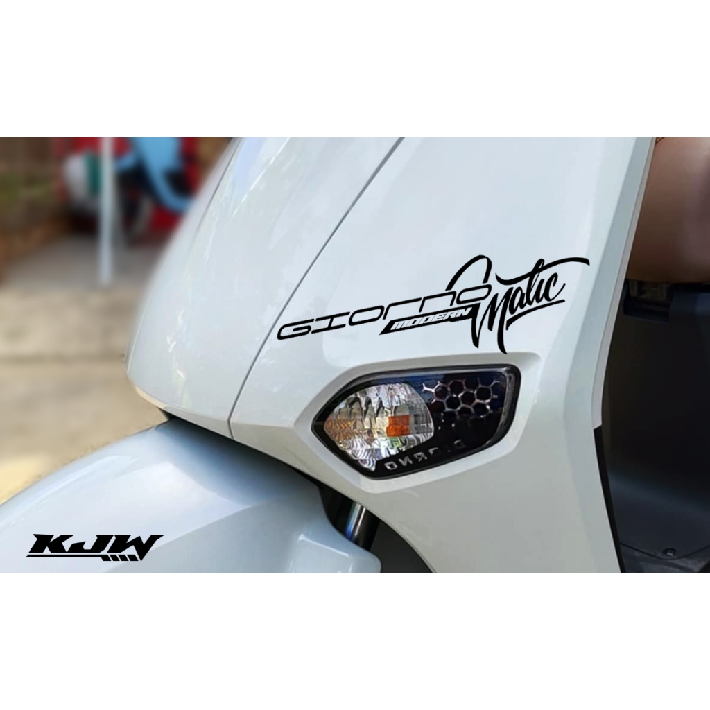 Honda Giorno Decals, Waterproof Sticker, Black Color | Shopee Philippines