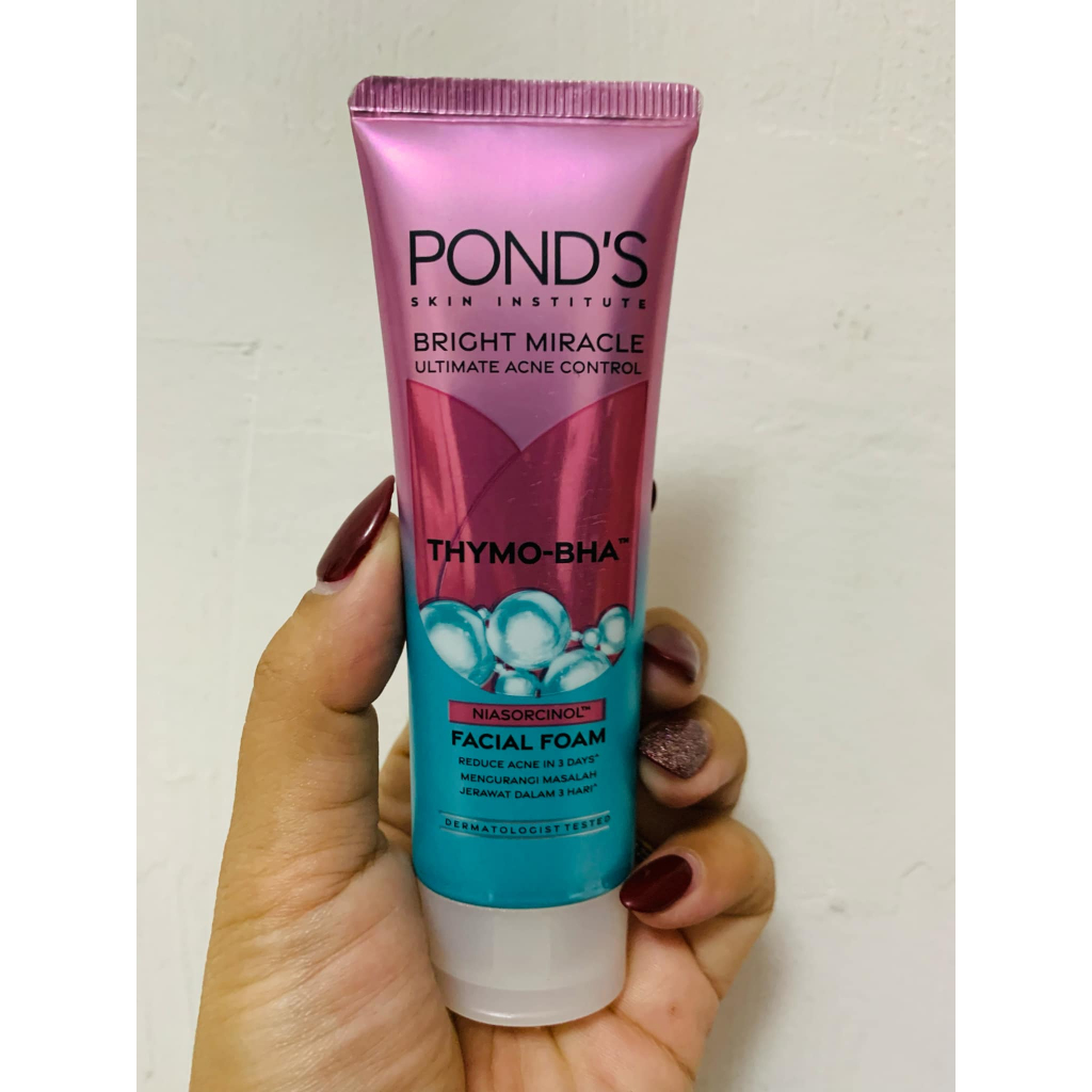 PONDS Thymo-BHA Acne Facial Foam 50g | Shopee Philippines