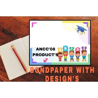LANDSCAPE BONDPAPER WITH BORDER DESIGN'S 10 PCS | Shopee Philippines