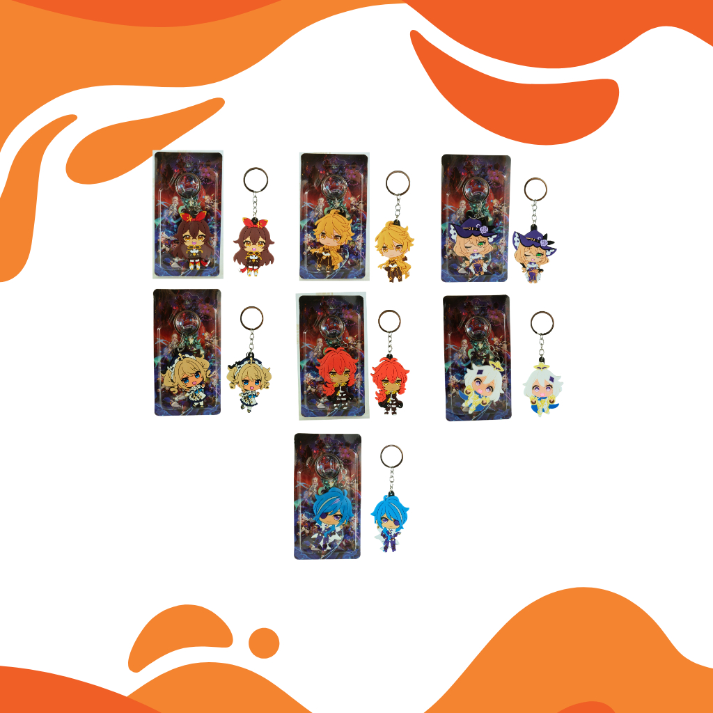 GENSHIN IMPACT - Assorted 5.6-inches Keychains | Shopee Philippines