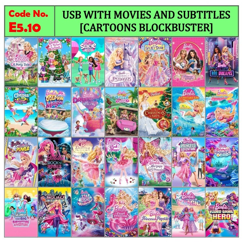 Flash Drive With Cartoons Blockbuster Movies | Subtitles Included ...