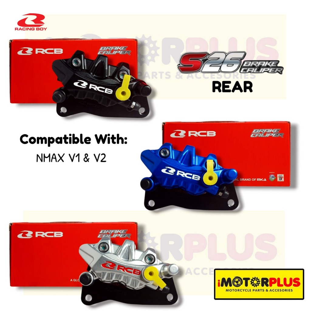 NEW! RCB BRAKE CALIPER S26 SERIES REAR [R] for NMAX V1/V2 | Shopee ...