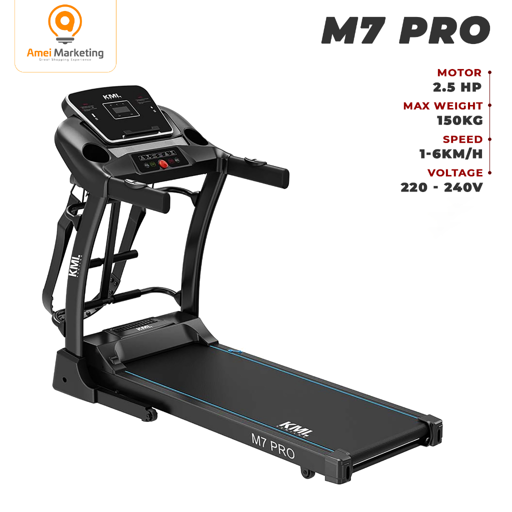 AMEI M7 PRO Electric Treadmill Foldable 2.5 HP Machine Exercise Cardio ...