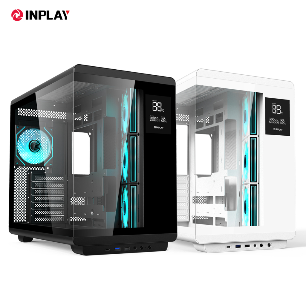 Inplay Seaview Palace Pro PC Case Build-in 4 ARGB Fan With Screen ...