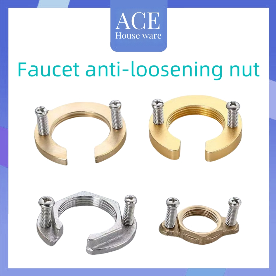 C Type Kitchen Faucet Anti-loosing Nut Cap Fastening Circlip Washer ...