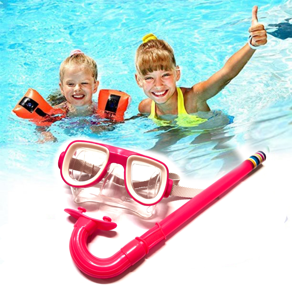 CHB Scuba Diving Children's Snorkeling Set Swimming Goggles ...
